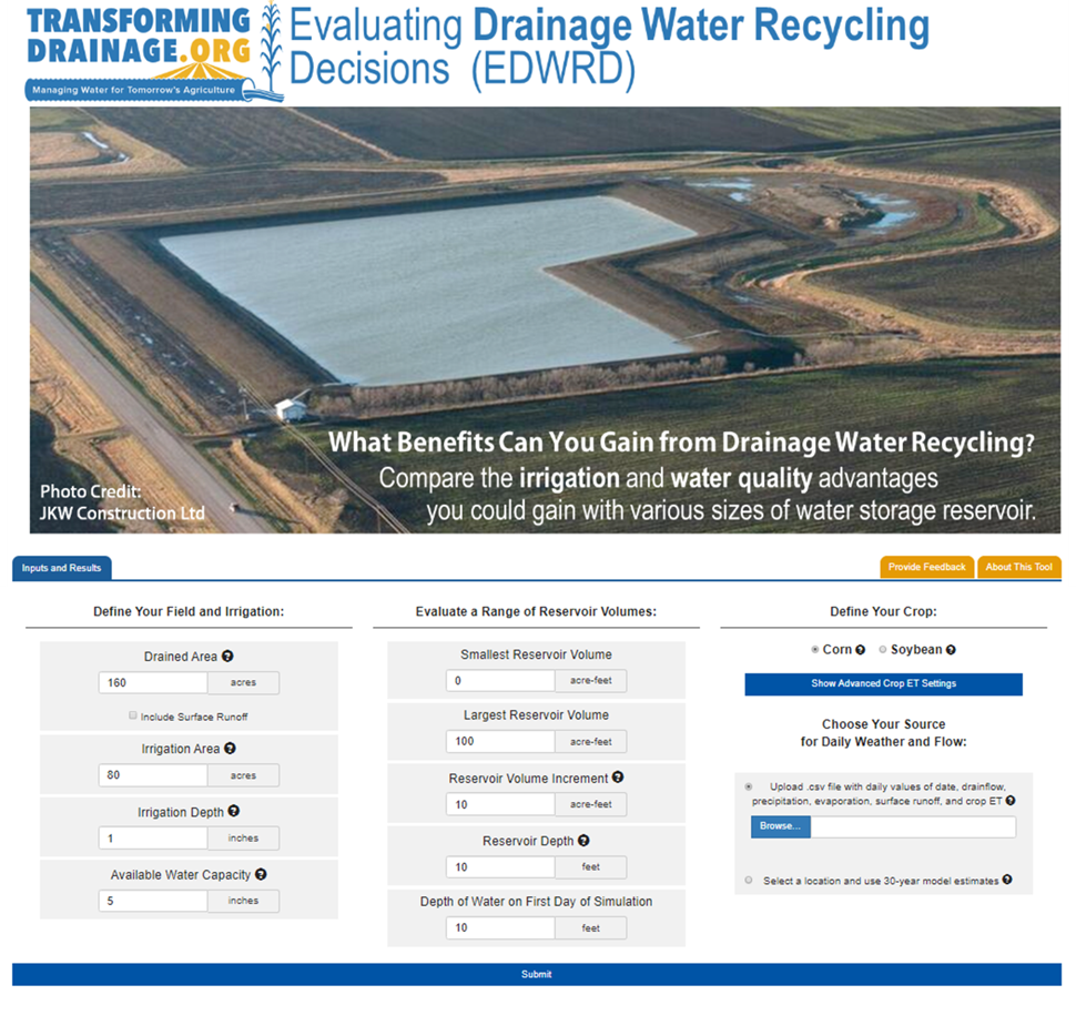 Tools Overview – Transforming Drainage